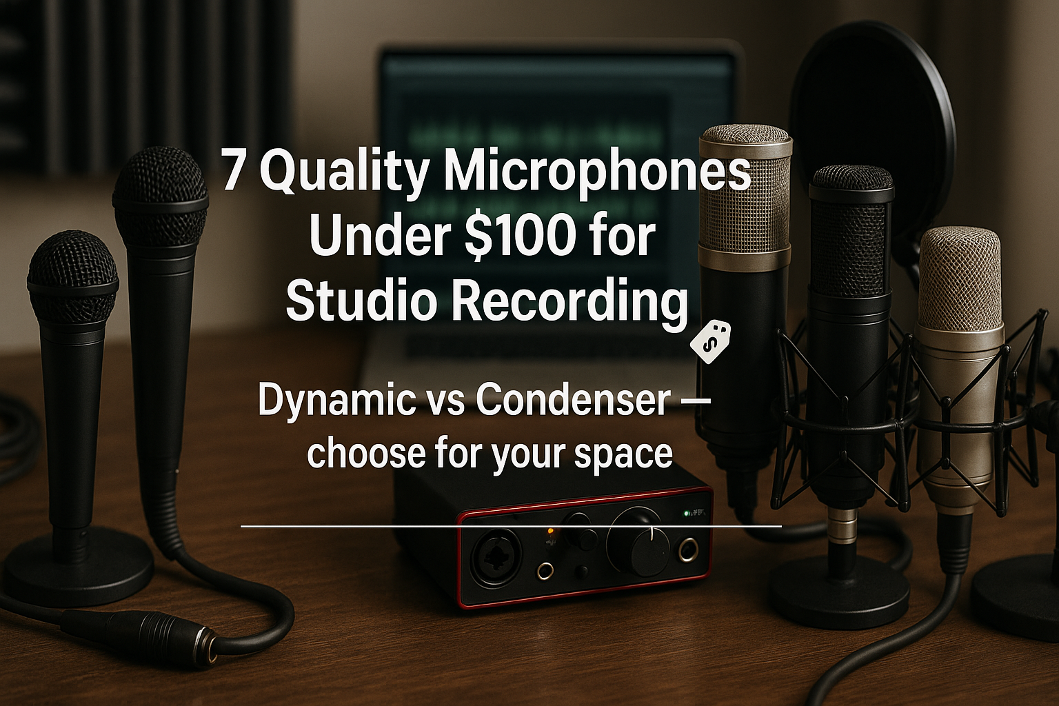 7 Quality Microphones Under $100 For Studio Recording March 6, 2026
