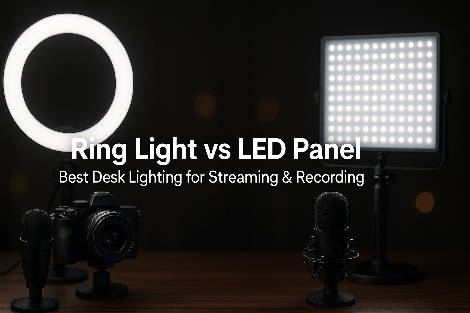 Ring Light Vs LED Panel For Desk Streaming & Recording March 4, 2026